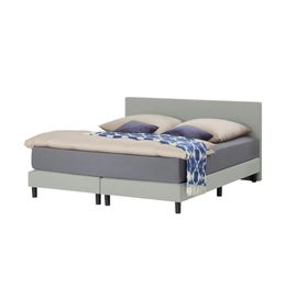 Höffner Boxspringbett Cisano ¦ grau ¦ Maße (cm): B: 140 H: 91