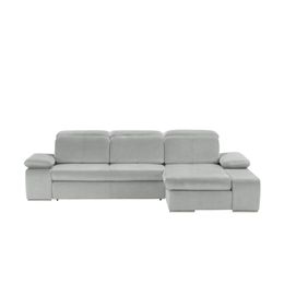 switch Ecksofa aus Mikrofaser Avilla ¦ grau ¦ Maße (cm): B: 285 H: 86 T: 187