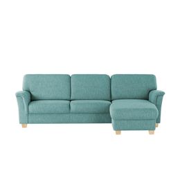 Smart Ecksofa Valencia ¦ türkis/petrol ¦ Maße (cm): B: 265 H: 90 T: 173