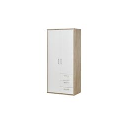 Höffner Kleiderschrank Arne ¦ holzfarben ¦ Maße (cm): B: 98 H: 211 T: 60