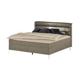 Höffner Boxspringbett Lina ¦ beige ¦ Maße (cm): B: 148 H: 122