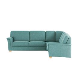 Smart Ecksofa Valencia ¦ türkis/petrol ¦ Maße (cm): B: 272 H: 90 T: 242