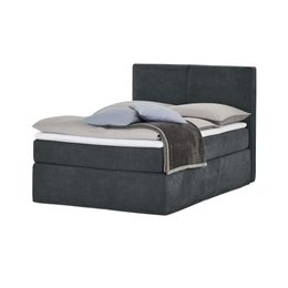 Boxi Boxspringbett 140 x 200 cm Boxi Classic ¦ grau ¦ Maße (cm): B: 140 H: 125