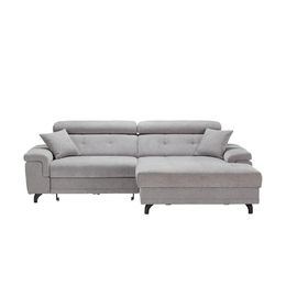 Höffner Ecksofa mit Schlaffunktion Frieda ¦ Maße (cm): B: 258 H: 87 T: 180