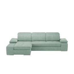 Switch Refresh Ecksofa Avilla ¦ türkis/petrol ¦ Maße (cm): B: 285 H: 86 T: 187