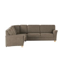 Smart Ecksofa Valencia ¦ braun ¦ Maße (cm): B: 272 H: 90 T: 242