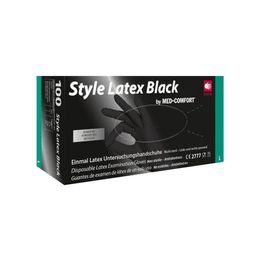 Ampri Latexhandschuhe Ampri Style Latex Black schwarz