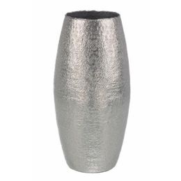 Anmutige gewölbte dekorative Vase aus Silber Cod.0183688