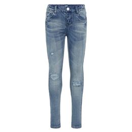 name it Skinny-fit-Jeans name it Mädchen Stretch Jeans mit Destroyed Details