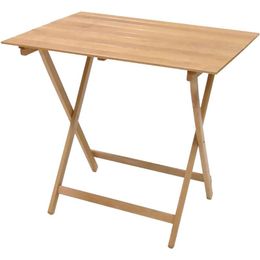 Picknick-Klapptisch aus Holz Cm 60 x 80 h 75 Cm - Natural Col. Delta Trade