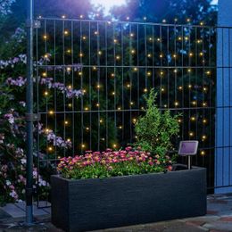 Solar Premium Lichterkette 100 LED warmweiß Garten Weihnachtsdeko Esotec 102170