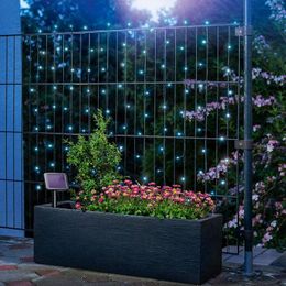 Solar Premium Lichterkette 100 led kaltweiß Garten Weihnachtsdeko Esotec 102169