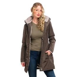 Knuffelwuff leichte Damen Übergangsjacke Fairfield braun 44 - EU