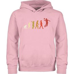 Shirtracer Hoodie Handball Evolution Vintage Kinder Sport Kleidung