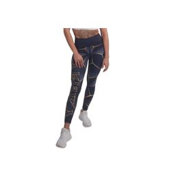 Yakuza Leggings Rhomb mit mittelhohem Bund und integrierter Einschubtasche