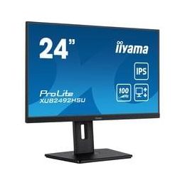 iiyama ProLite XUB2492HSU-B6, LED-Monitor 60.5 cm (23.8 Zoll), schwarz (matt), FullHD, AMD Free-Sync, IPS, 100Hz Panel