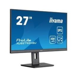 iiyama ProLite XUB2792HSU-B6, LED-Monitor 69 cm (27 Zoll), schwarz (matt), FullHD, IPS, AMD Free-Sync, 100Hz Panel