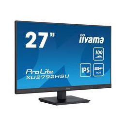 iiyama ProLite XU2792HSU-B6, LED-Monitor 69 cm (27 Zoll), schwarz (matt), FullHD, IPS, AMD Free-Sync, 100Hz Panel Sichtbares Bild: 69 cm (27 Zoll) Auflösung: 1920 x 1080 Pixel Reaktionszeit: 0.4 ms (MPRT) Format: 16:9