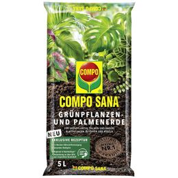 Sana® Grünpflanzen- und Palmenerde - 5 Liter - Compo