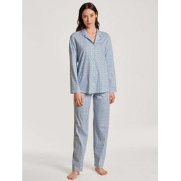 Calida Pyjama Calida Damenpyjama 40496 azurit blue (1 Stück