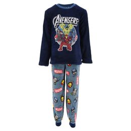 The AVENGERS Schlafanzug Ironman Hulk Thor Kinder Jungen Fleece Pyjama Nachtwäsche