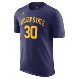 Golden State Warriors Statement Edition Jordan NBA T-Shirt für Herren - Blau