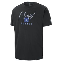 Dallas Mavericks Courtside Statement Edition Jordan Max90 NBA-T-Shirt für Herren - Schwarz