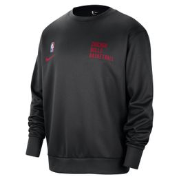 Chicago Bulls Spotlight Nike Dri-FIT NBA-Sweatshirt mit Rundhalsausschnitt für Herren - Schwarz