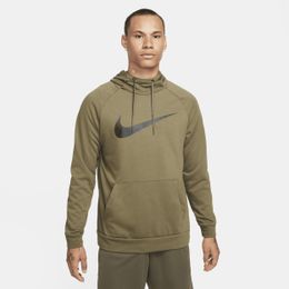 Nike Dry Graphic Dri-FIT Fitness-Pullover mit Kapuze für Herren - Grün