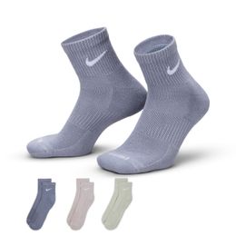 Nike Everyday Plus Cushioned Trainings-Knöchelsocken (3 Paar) - Multi-Color