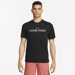 Nike Dri-FIT Fitness-T-Shirt für Herren - Schwarz