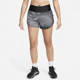 Nike Trail Repel-Laufshorts mit Slip und mittelhohem Bund für Damen (ca. 7,5 cm) - Schwarz