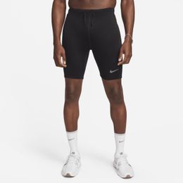 Nike Fast Dri-FIT halblange Lauftights mit Innenslip für Herren - Schwarz