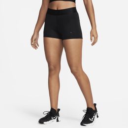 Nike Pro Shorts mit mittelhohem Bund für Damen (ca. 7,5 cm) - Schwarz