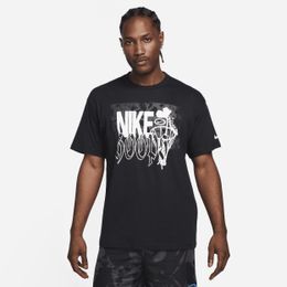 Nike Max90 Basketball-T-Shirt für Herren - Schwarz