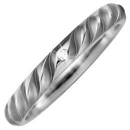 Schmuck Krone Diamantring Ring Partnerring Titan Diamant Brillant gerillt iert Fingerring