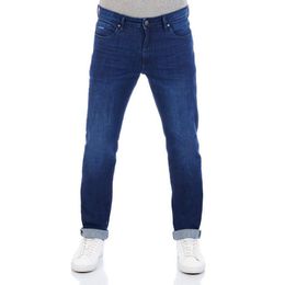 DENIMFY Straight-Jeans Herren Jeanshose DFMiro Straight Fit Jeanshose mit Stretch