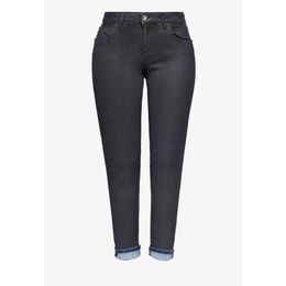 ATT Jeans Slim-fit-Jeans Leoni im coated Look