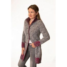 Pezzo D'oro Strickmantel Strickjacke long