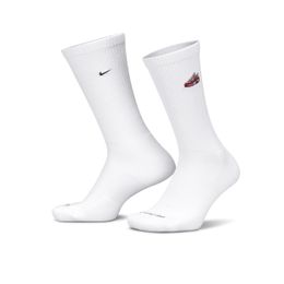Nike Everyday Plus Cushioned Crew-Socken (1 Paar) - Weiß