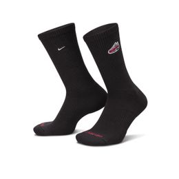 Nike Everyday Plus Cushioned Crew-Socken (1 Paar) - Schwarz