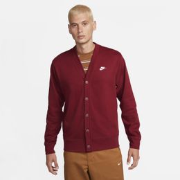 Nike Club Fairway-Strickjacke für Herren - Rot