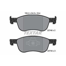 TEXTAR Bremsbelagsatz, Scheibenbremse Vorne Rechts Links für FORD Fiesta VII 1.0 EcoBoost 1.5 TDCi 1.1 Ti-VCT ST mHEV