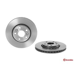 Brembo Bremsscheibe COATED DISC LINE 09.A727.21 InnenbelüftetVorne Rechts Links für RENAULT Kangoo Z.E. Be Bop 1.5 dCi 75 110 / Grand 1.6 16V 70 85