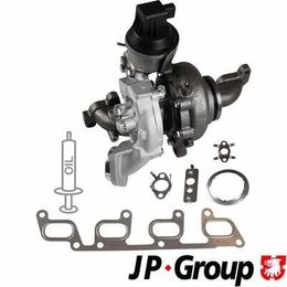 JP Group Lader, Aufladung mit Dichtung für VW Passat B7 2.0 TDI 4motion SEAT Alhambra SKODA Octavia III 16V 4x4 Golf VI Touran EOS 4Drive Sharan