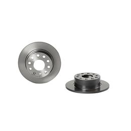 Brembo Bremsscheibe COATED DISC LINE hinten rechts links voll 253mm für SKODA (SVW) 5QD615601B 5Q0615601C 08.D616.11