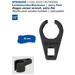 Brilliant Tools Brilliant Lambdasonden-Stecknuss. extra flach (BT606000) für Handwerkzeuge