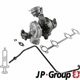 JP Group Lader, Aufladung JP Group inkl. Dichtungssatz für VW EOS 2.0 TDI SKODA Octavia III 4x4 Passat B6 4motion Golf V Plus Touran Jetta AUDI A3