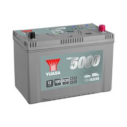 Yuasa Starterbatterie YBX5000 Silver High Performance SMF Batteries 12V 100Ah 830A für HYUNDAI KIA FIAT MERCEDES-BENZ NISSAN 45417501 KE24190E00NY 757