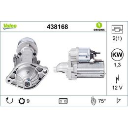 Valeo Anlasser (438168) für Fiat Doblo Strada Combo Mk III (D) LANCIA Ypsilon